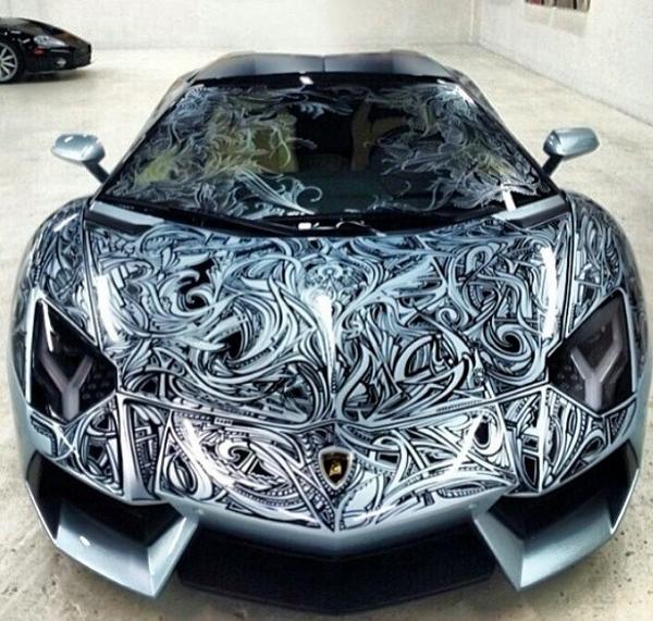 Sharpie Art Lambo