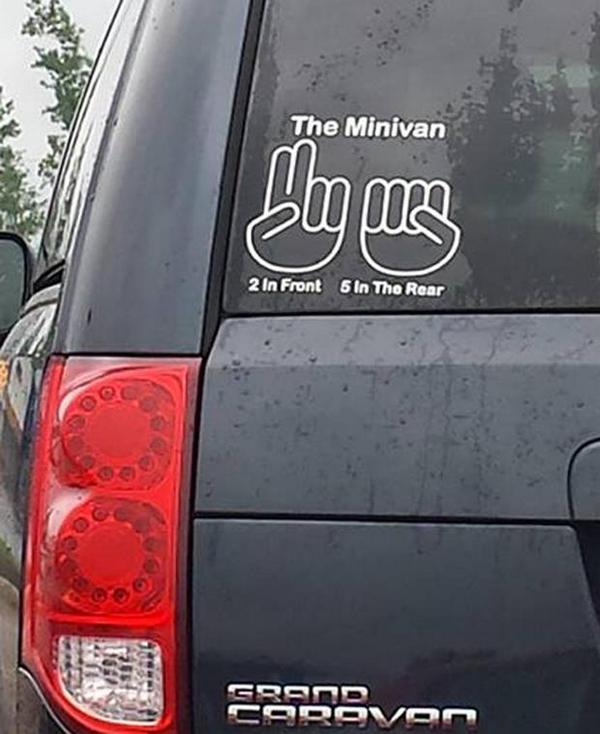 This minivan owner has a dirty mind and I like it! | Men's Humor ...