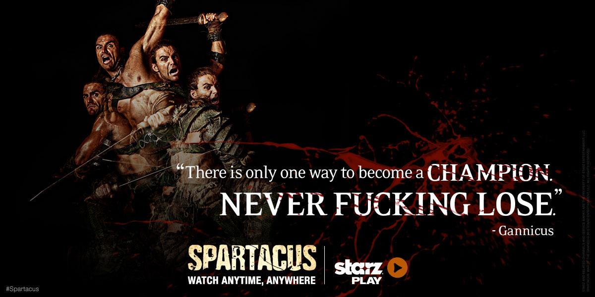 Gannicus Quotes 新王者之劍電影金句 Khalar Zym: Behold... And