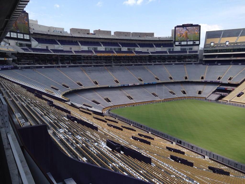 Lsu Stadium Expansion Progress LSU Tiger Stadium South End Zone