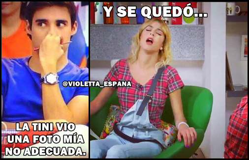 Galería de memes de Violetta y el elenco