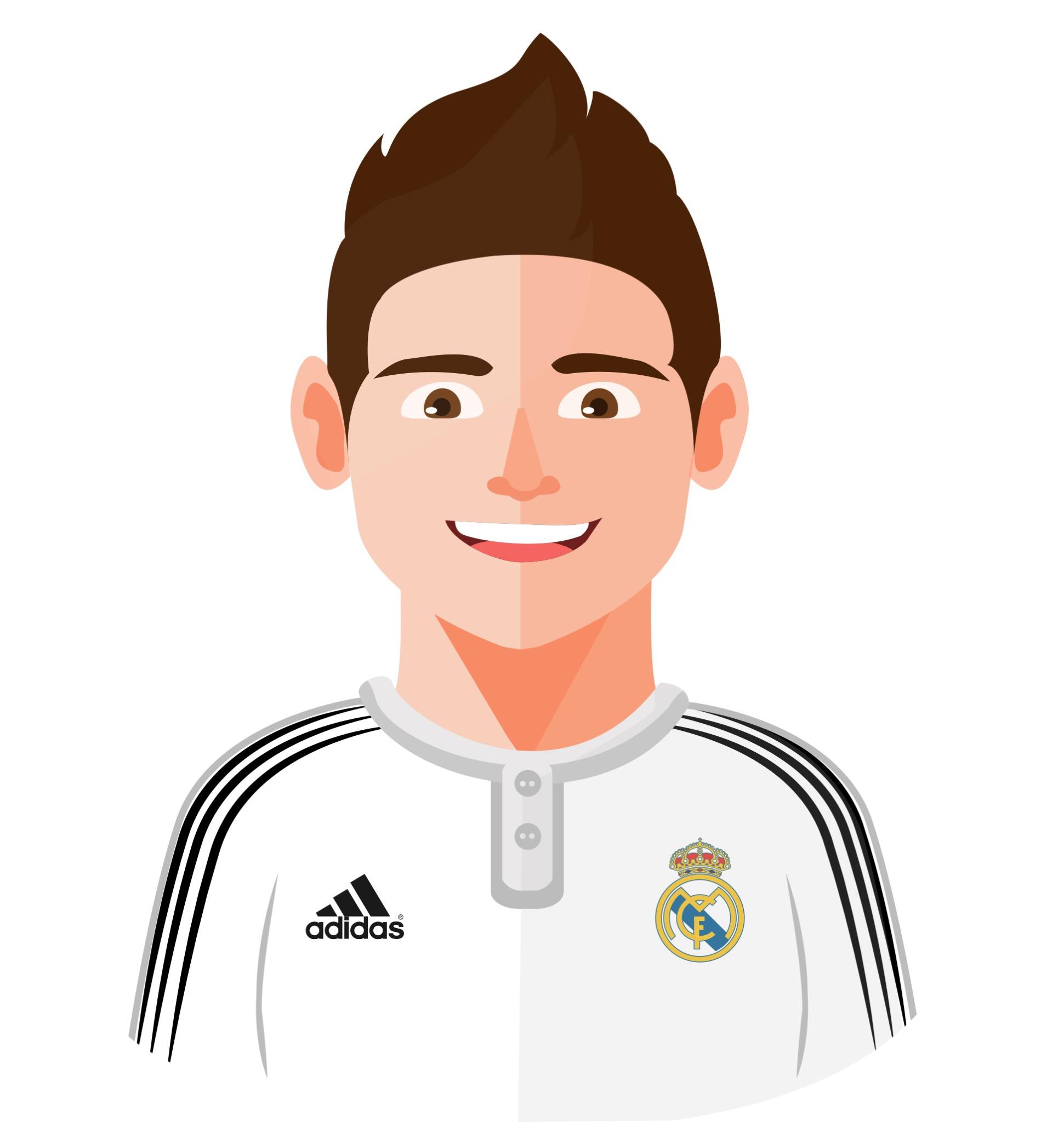James Rodriguez Cartoon Drawing