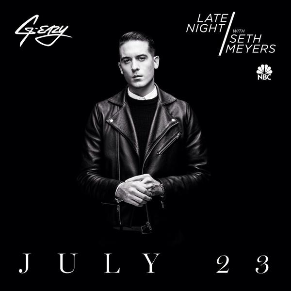 White Rapper G-Eazy Appears On Late Night With Seth Meyers! | Lipstick ...