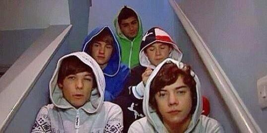 One Direction Video Diary Stairs