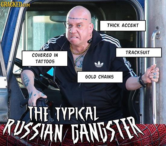 Stereotypical Russian Tracksuit