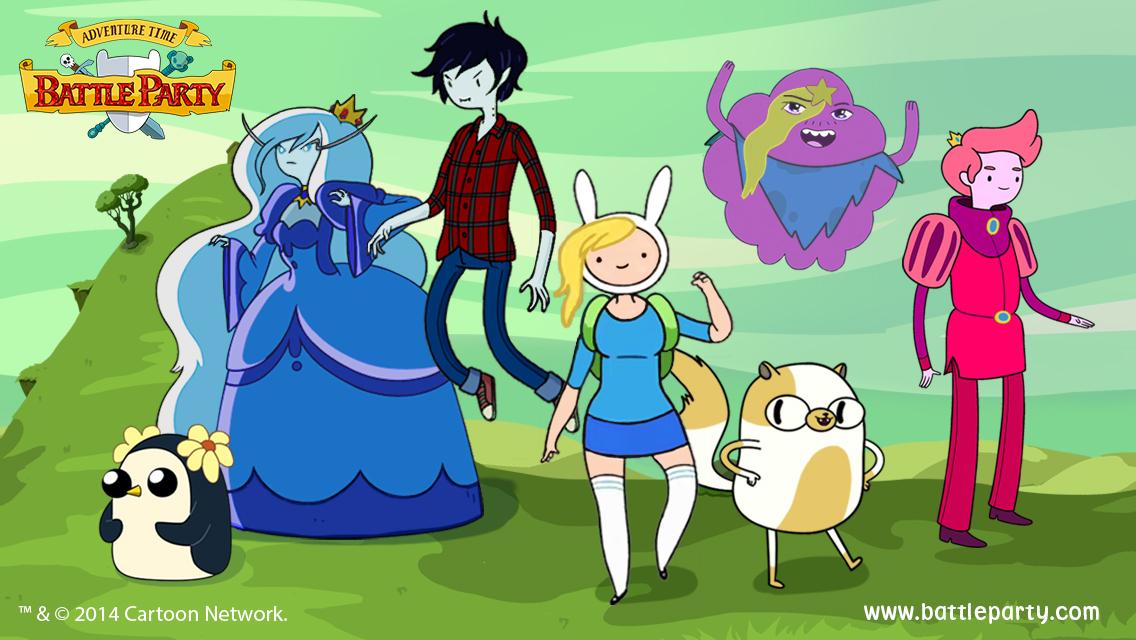 Fionna And Prince Gumball And Marshall Lee