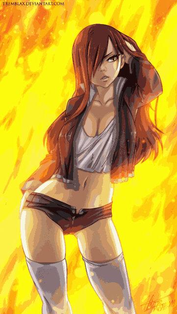 Fairy Tail Erza Sexy Wallpaper