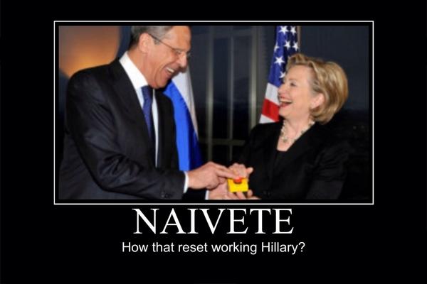 Hillary Clinton Russia Reset Button Meme