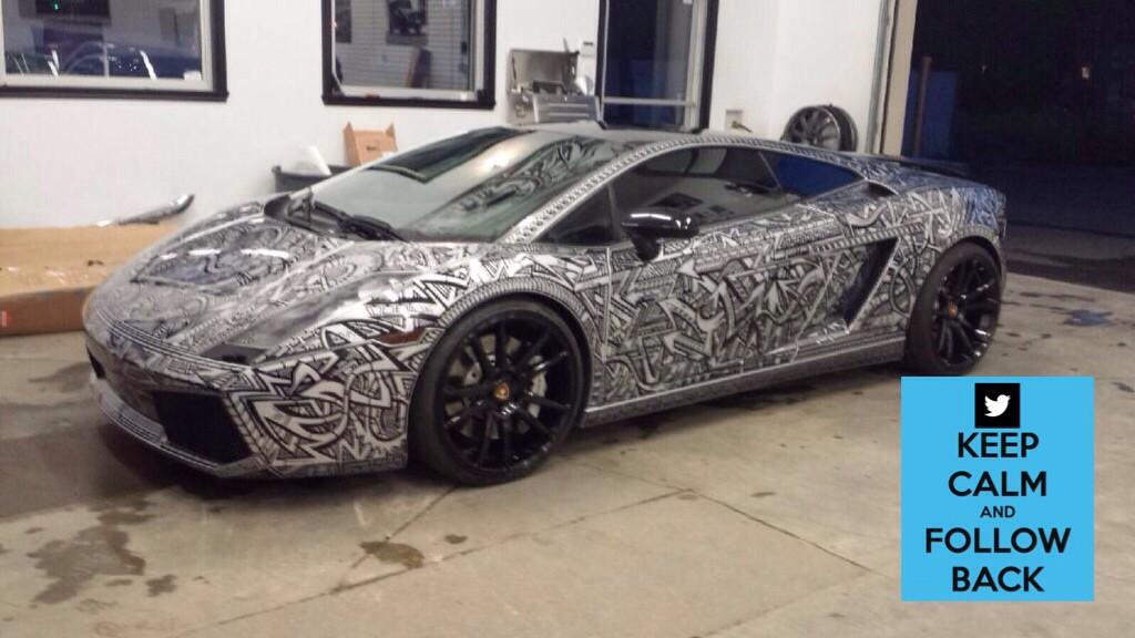 Sharpie Art Lambo