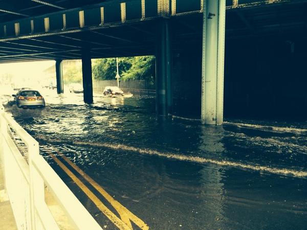 Ruislip bears the brunt of torrential rain in London | London - ITV News