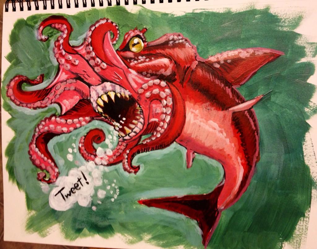 Sharktopus Drawing