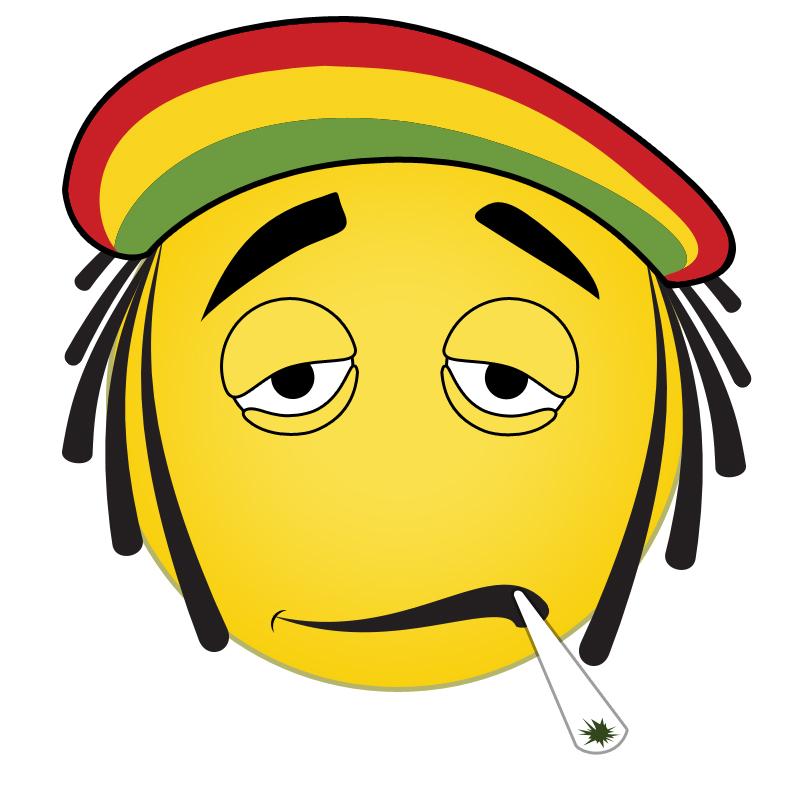 Rasta Smiley Face