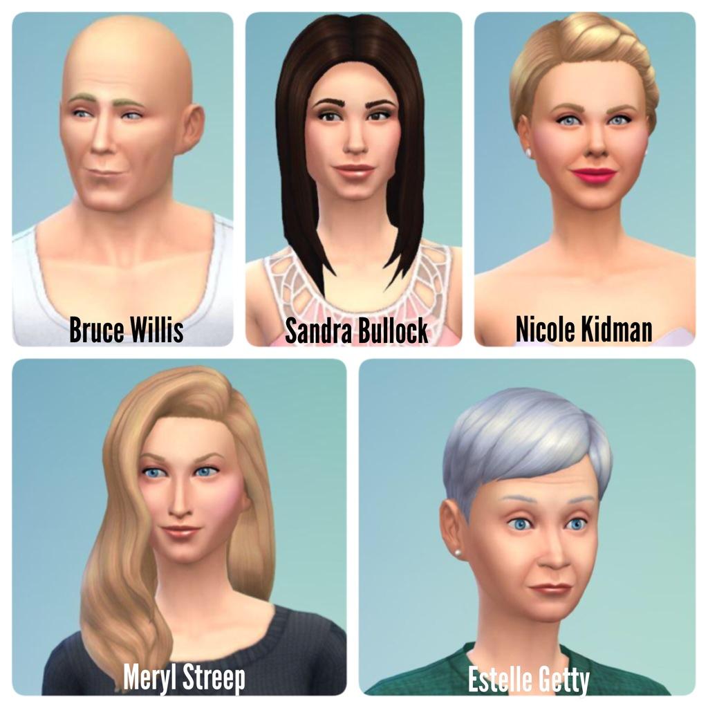 Sims 4 Create A Sim Celebrity