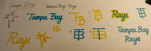 COMPLETED Hand-Drawn Tampa Bay Rays Concept - Concepts - Chris Creamer ...
