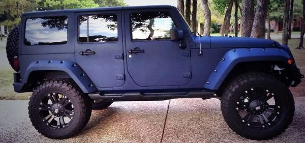 Jeep Wrangler Matte Blue