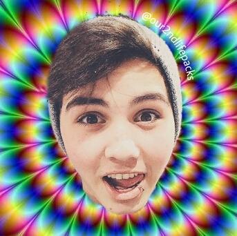 Sam Pottorff Purple Hair