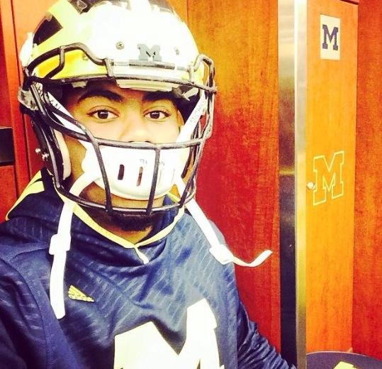 Block M added to front bumper of Winged Helmets | mgoblog