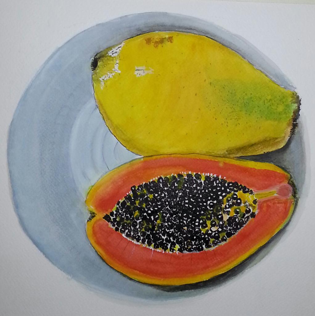 Papaya Drawing