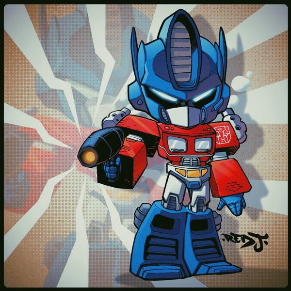 How To Draw Chibi Optimus Prime