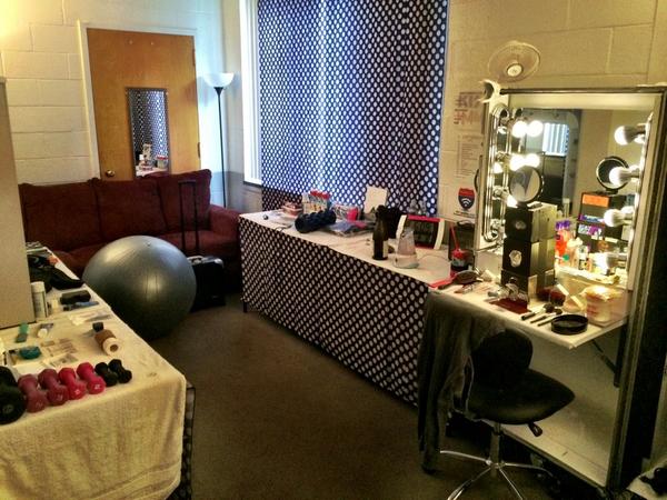 Actors Backstage Dressing Rooms