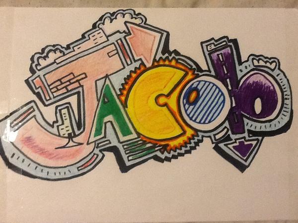 Jacob Name In Graffiti