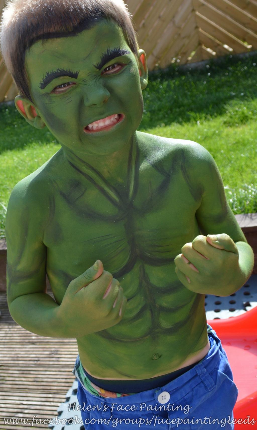 The Hulk Face Painting Ideas Amazon.com: White Black Green Face Body