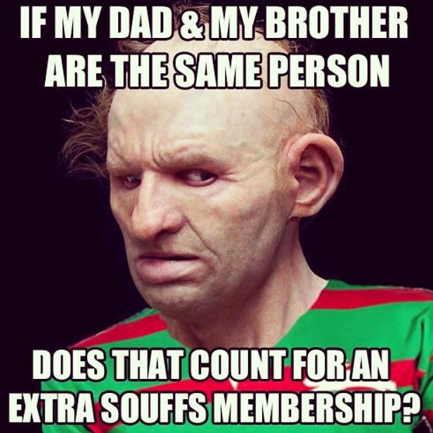 Souffs Memes Sydney Roosters Diehards | 2 Sides To Every Story.