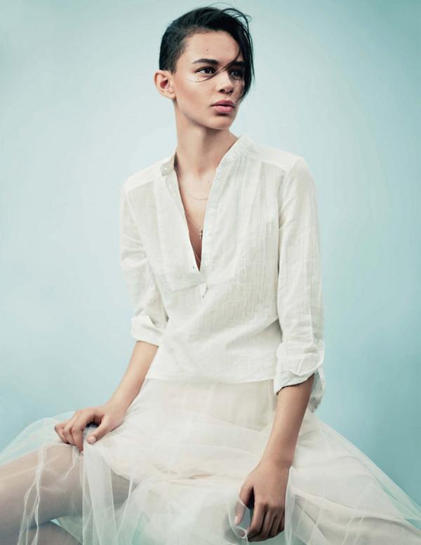 Leona "Binx" Walton (American model, born in 1996) for Vogue UK May ...