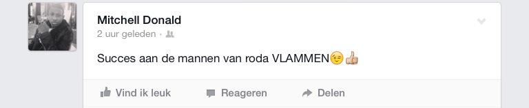 Roda_Tweets on Twitter: "Ook ex-speler Mitchell Donald wens ons succes voor vanavond! http://t ...