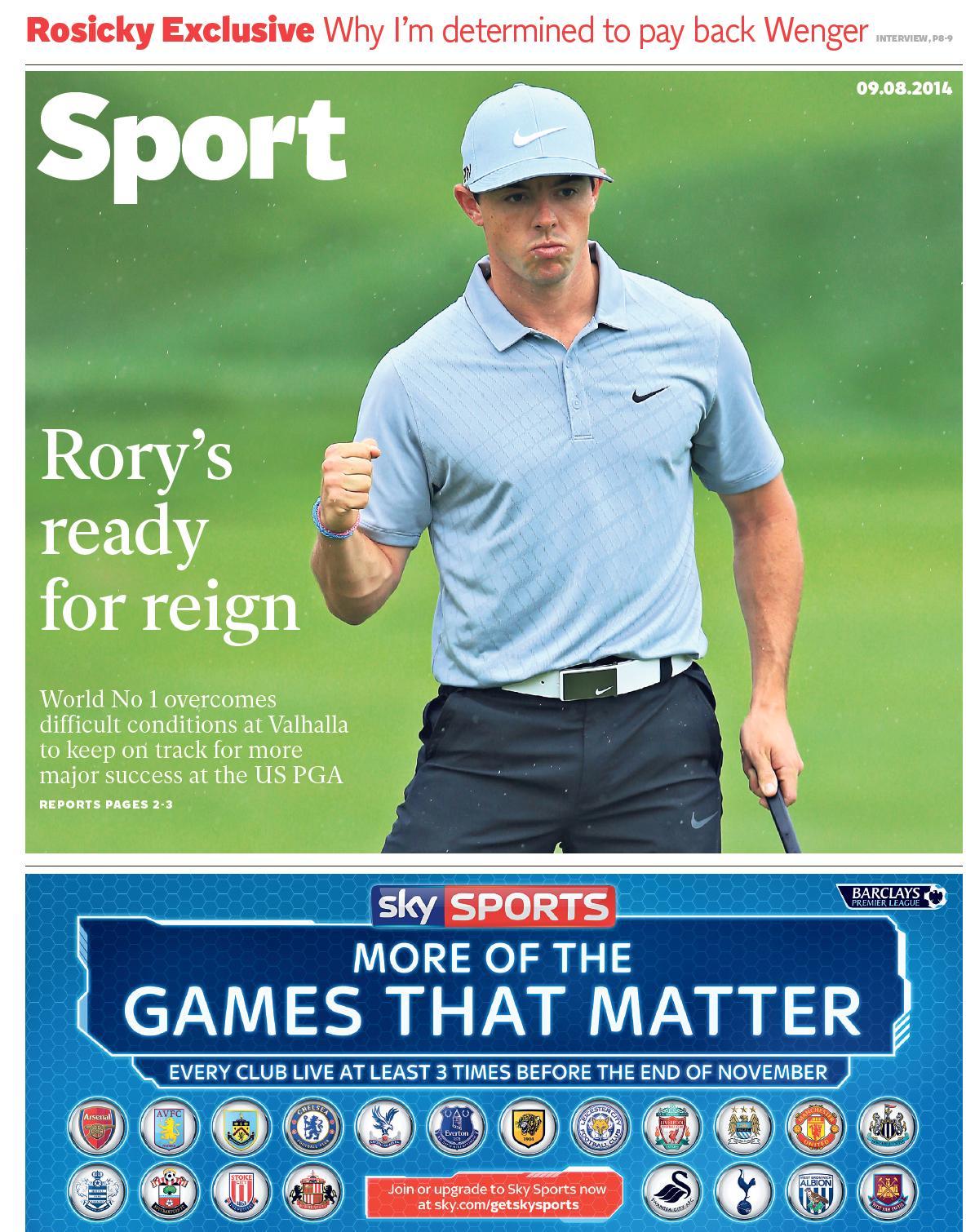 Fora-de-jogo: Independent Sport - "Rory's ready for reign"