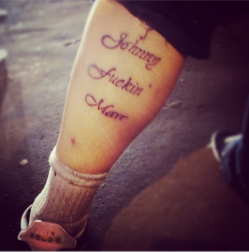 Johnny Marr Tattoos Johnny Marr Men's T Shirts For Sale | Redbubble