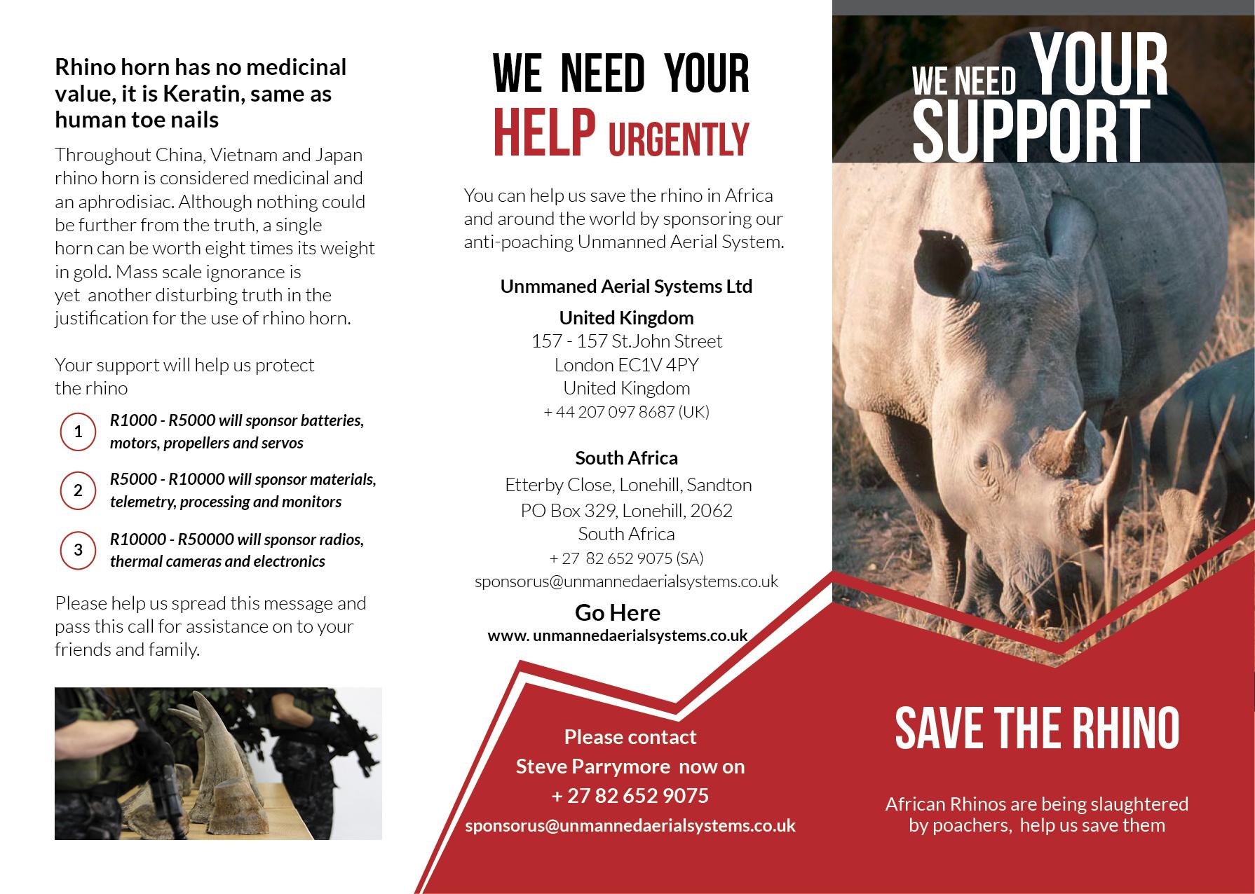 Stop Rhino Poaching Logo