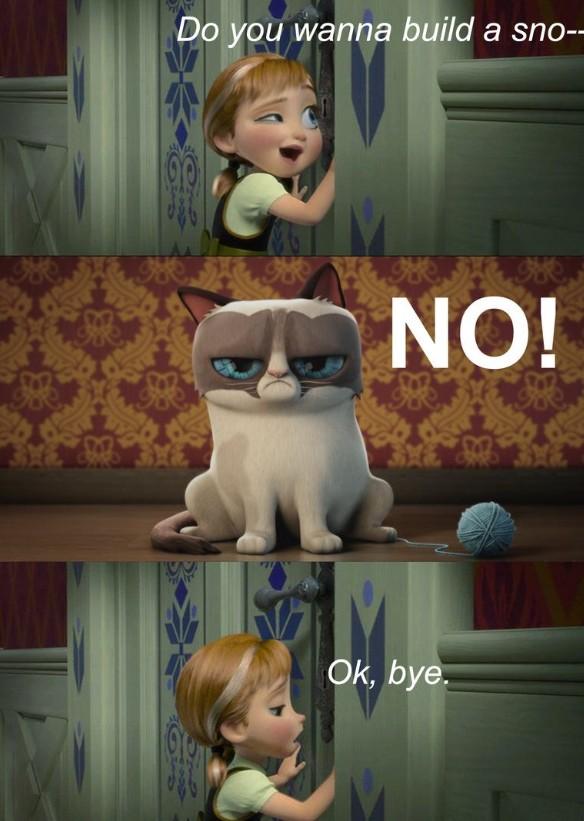 Grumpy Cat Frozen