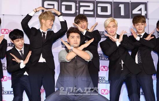 صور + احداث| 140811 اكسو في المؤتمر الصحفي لبرنامج EXO 90:2014 | Exo Arab Fans