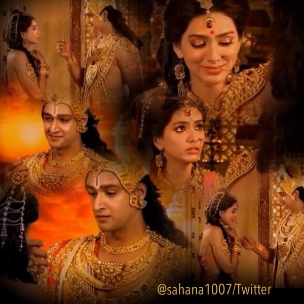 Star Plus Mahabharat Krishna And Rukmini