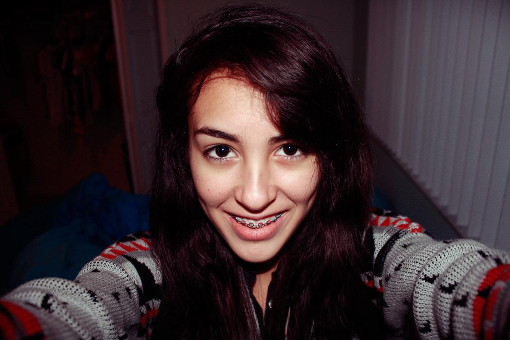 Girls With Braces On Twitter Selfie To Show She Is Proud Of Her