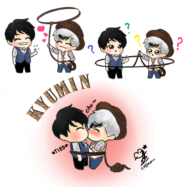Kyumin Fanart Chibi SungMin+Kyuhyun( KyuMin) Asianfanfics