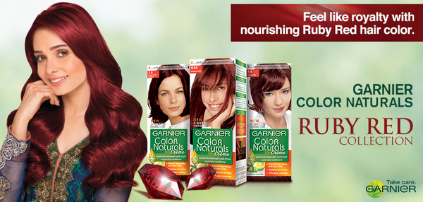 Garnier Hair Color Chart Red