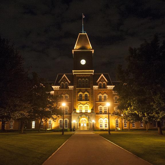 Ohio State University Campus Night