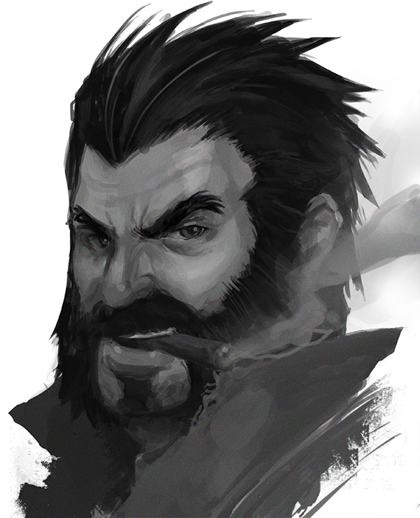 League Of Legends Graves Drawing