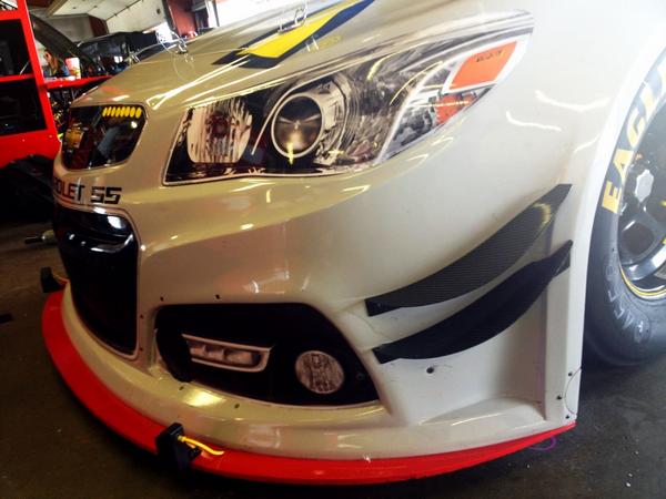 Close up shot of new Camaro nose showing “diveplanes” : r/NASCAR