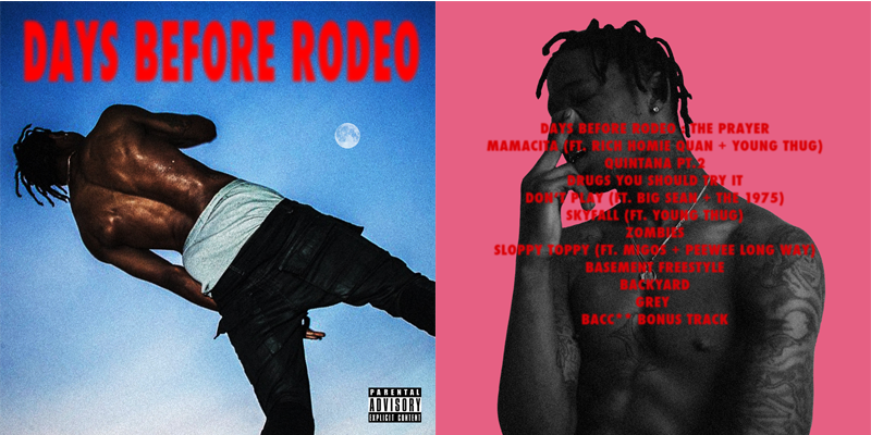 Travis Scott Days Before Rodeo