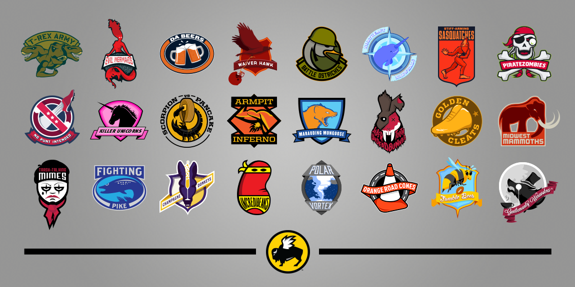 Cool Fantasy Football Team Logos