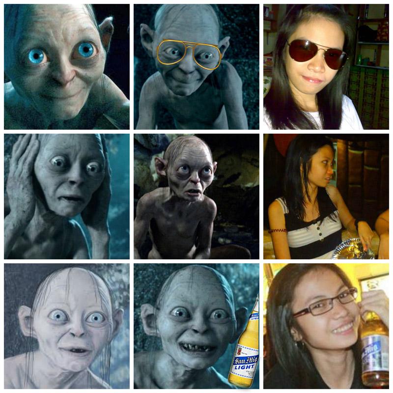 Smeagol Before And After