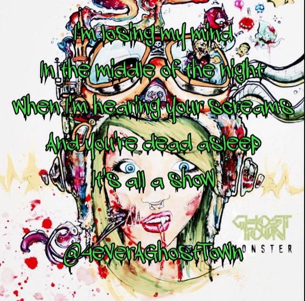 Ghost Town Album Art Monster