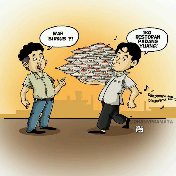 Meme Rumah Masakan Padang yang Bikin Ngakak - Tribunsumsel.com