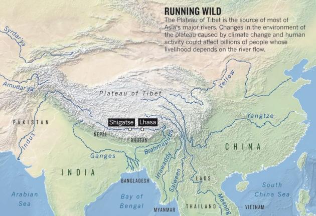 nature on Twitter: "Earth's 'Third Pole', the Plateau of Tibet, is melting http://t.co ...