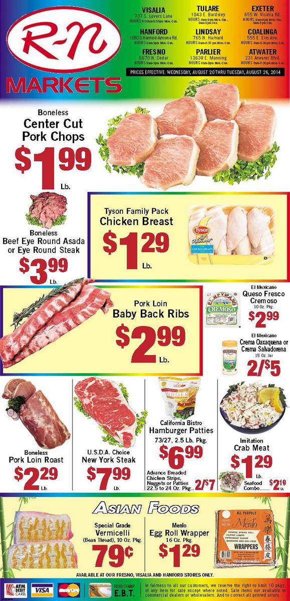 R N Market Atwater Ca