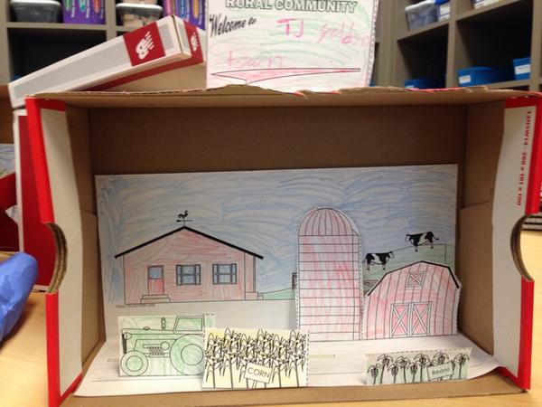 Suburban Community Diorama