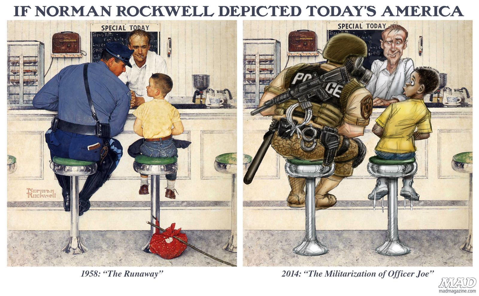 Norman Rockwell Memes Norman Rockwell Turns Photographs Into Paintings
